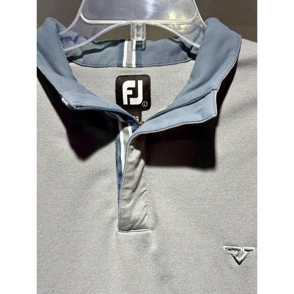 FootJoy | Jackets & Coats | Foot Joy Fj Vest Mens Large Gray 4 Zip Mock ...